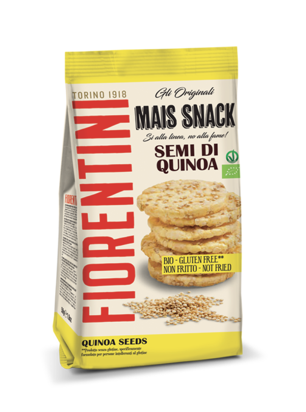 BIO MAIS SNACK CON SEMI DI QUINOA 50G - Fiorentini Alimentari
